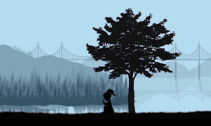 Do shadow animation, 2d silhouette character animation, rotoscope ...