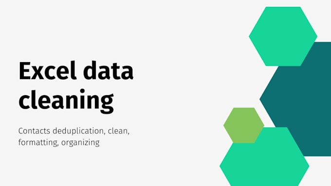 Clean your excel files, contact database by Necuux | Fiverr Clean your excel files, contact database by Necuux | Fiverr