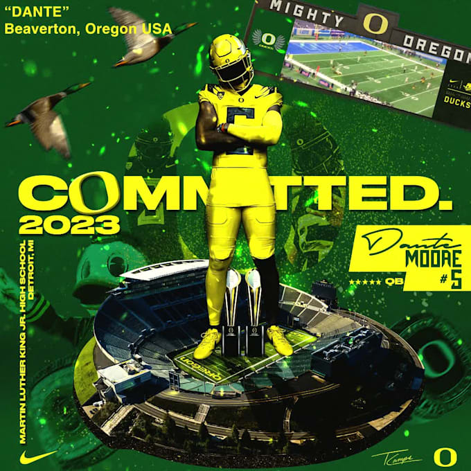 Create an eye catching commitment graphic for athletes by Tcamps | Fiverr