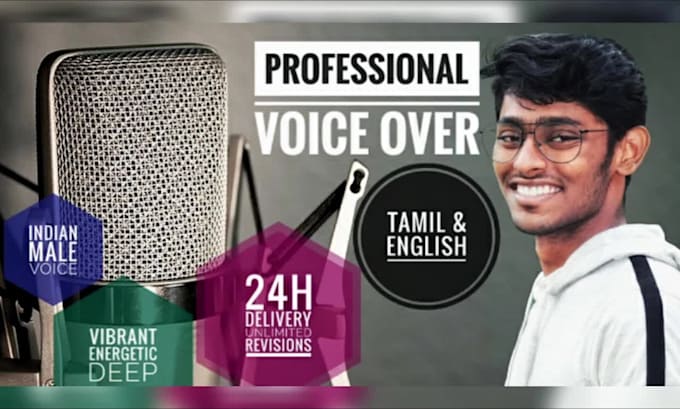 Do amazing indian male voice over in tamil and english by Ramkumar99ps ...