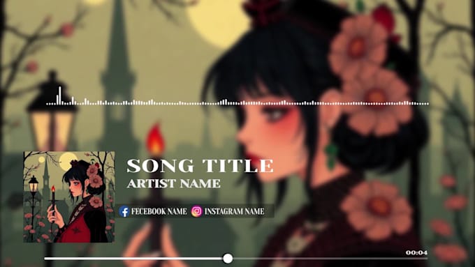 Create a music audio visualizer and audio spectrum by Julia_avobud | Fiverr