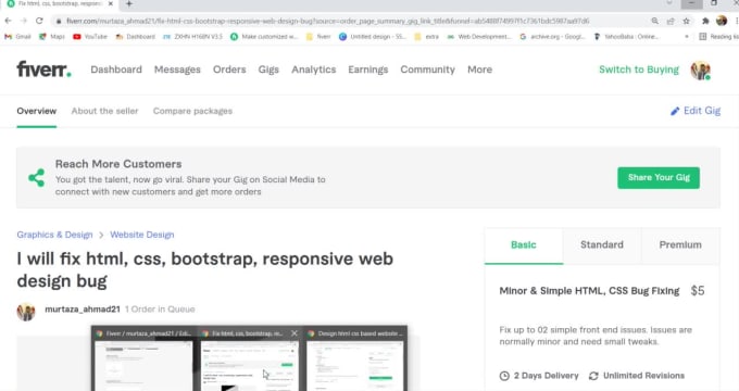 Be Your Web Developer Using React Html Css Bootstrap Javascript By Murtazaahmad21 Fiverr