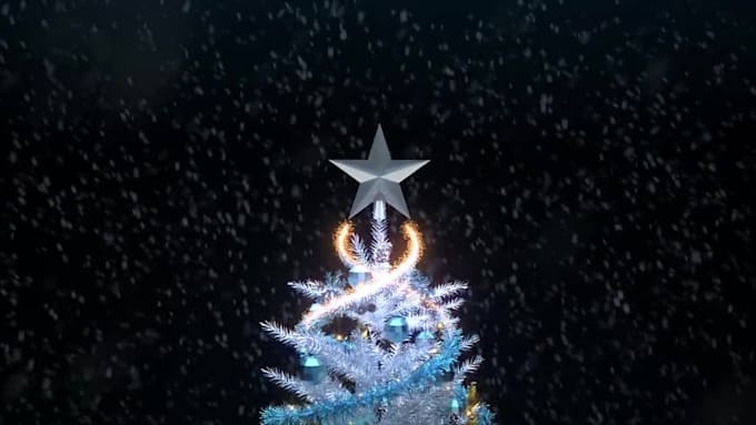 Create an amazing intro 3d christmas greetings video, 3d christmas ...
