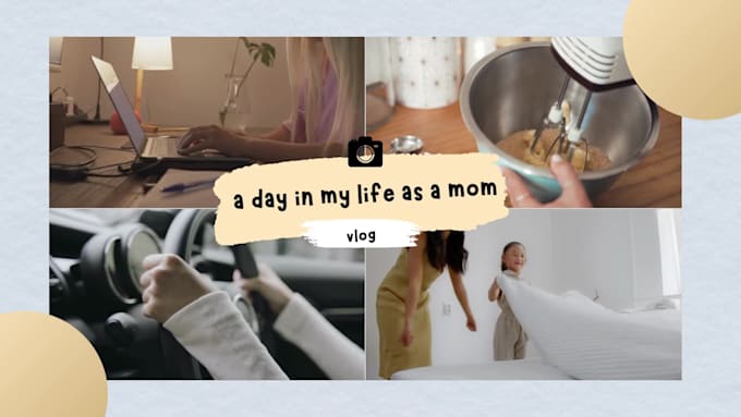 Do simple modern daily blog youtube thumbnail by Muskantahir808 | Fiverr