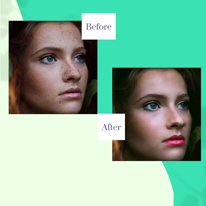 Professionally retouch beauty portrait photo by Deeproy162 | Fiverr