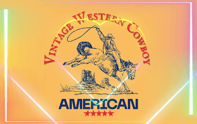 Design super cowboy logo with express delivery by Vic_ua343 | Fiverr