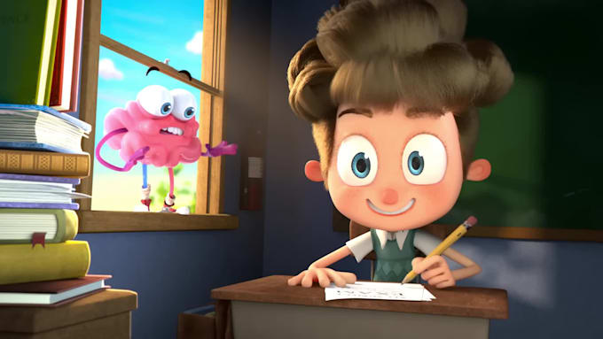 Create 3d pixar animation 3d cartoon animation character animation with ...