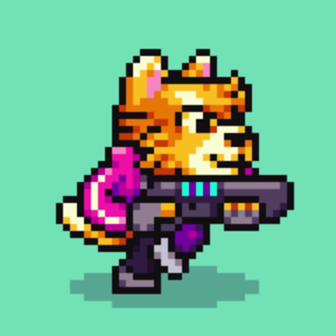 Do pixel art animated sprites by Theartofbenji | Fiverr