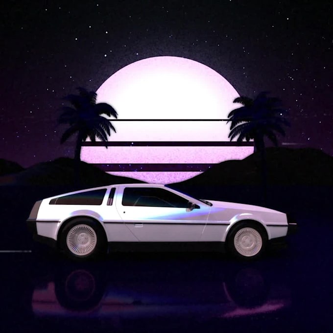 Do a retro style gif animation by Jonathanpenf | Fiverr