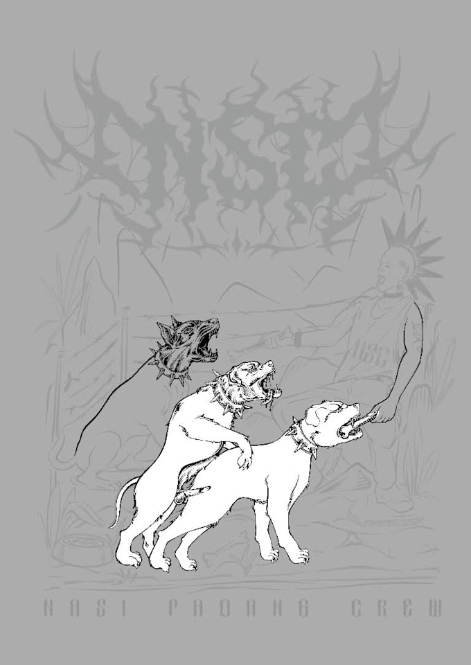 Design brutal and unique metal band artwork by Tirtyna | Fiverr