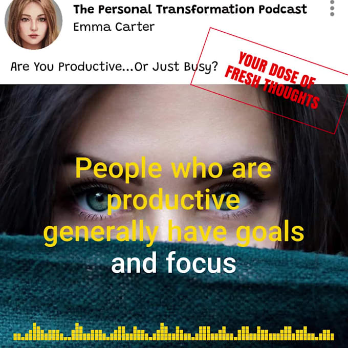 Create this waveform audiogram video for your podcast or audio with ...