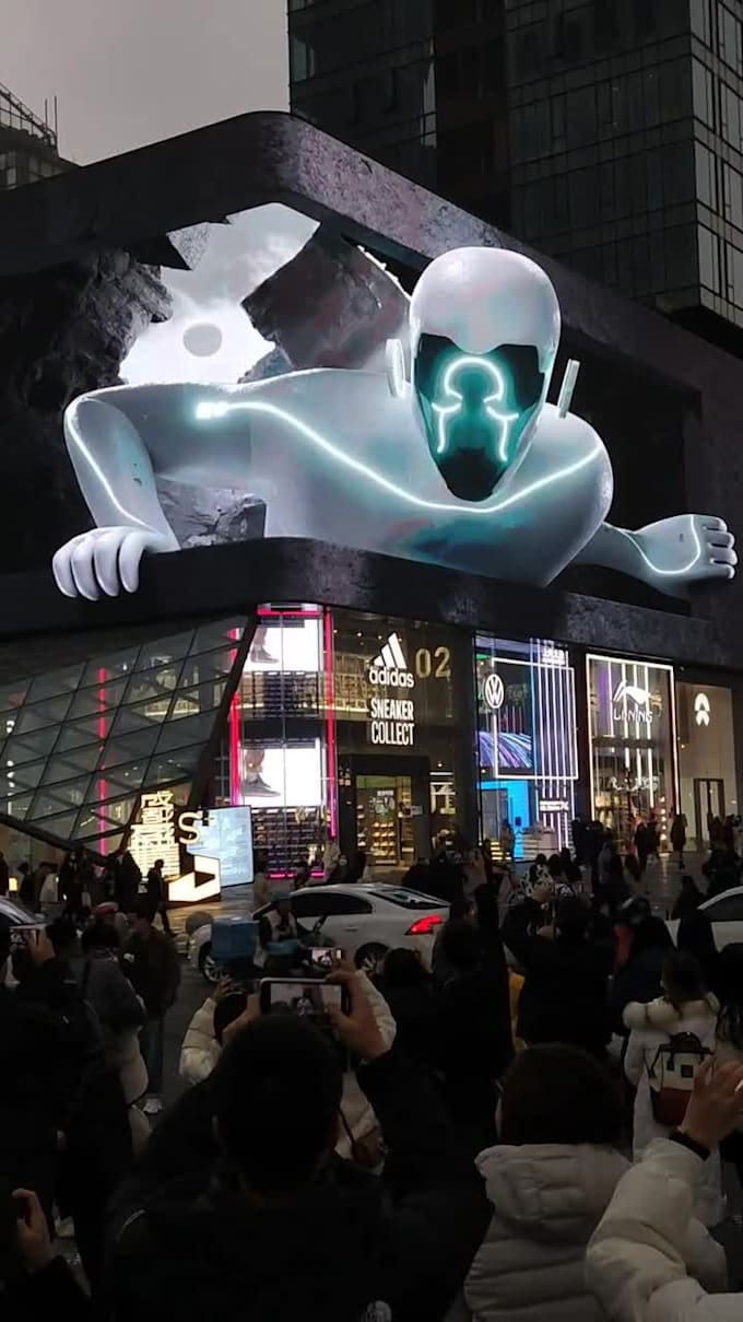 Do 3d led screen, billboard animation, anamorphic animation, 3d ...