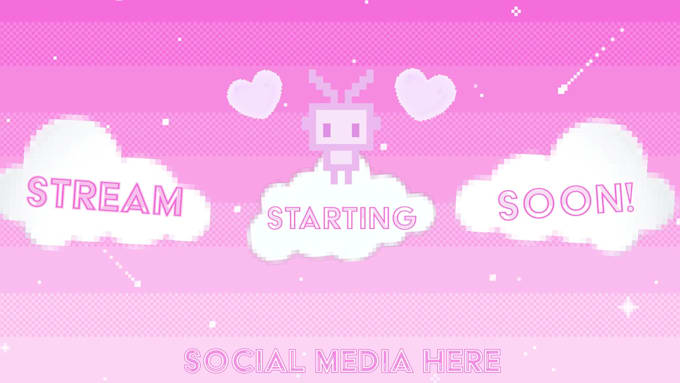 Create a cute pixel art overlay for your stream by Artsyneso | Fiverr