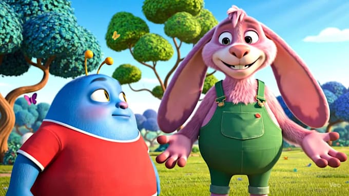 Create high quality 3d cartoon animation design by Aidesignerx | Fiverr