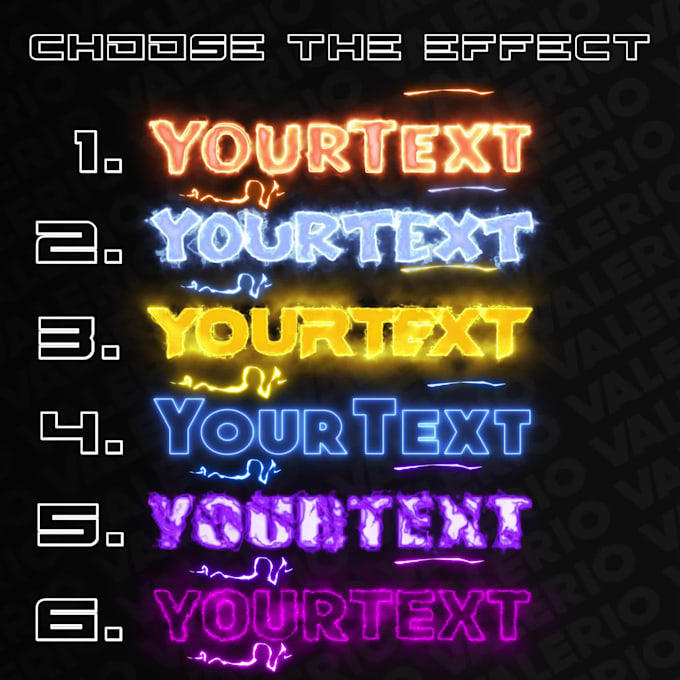 Create a animated custom text 2 by Valerio168 | Fiverr
