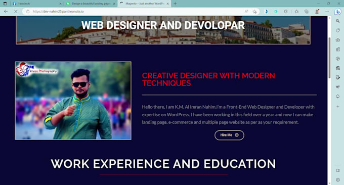 Design a beautiful landing pages using elementor and elementor pro in wordpress by Km_nahim | Fiverr