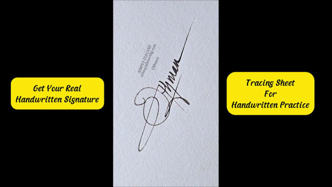Professional handwritten signature design, elegant and custom style by ...