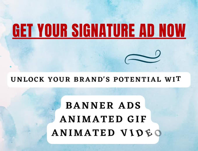 Create captivating animated ads and gifs by Ayeshasaeed233 | Fiverr