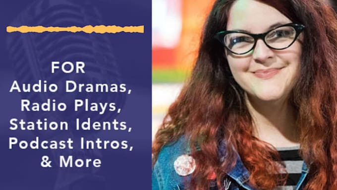 Record a female character voice for your podcast by Ravie13 | Fiverr