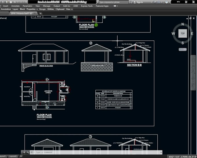 Draw high quality architectural plans in autocad 2d by Nuwanjanathilin ...