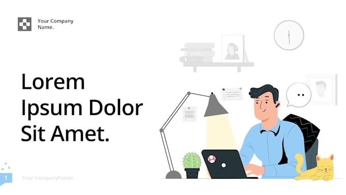 Design loop animation powerpoint presentation by Peponidsgn | Fiverr