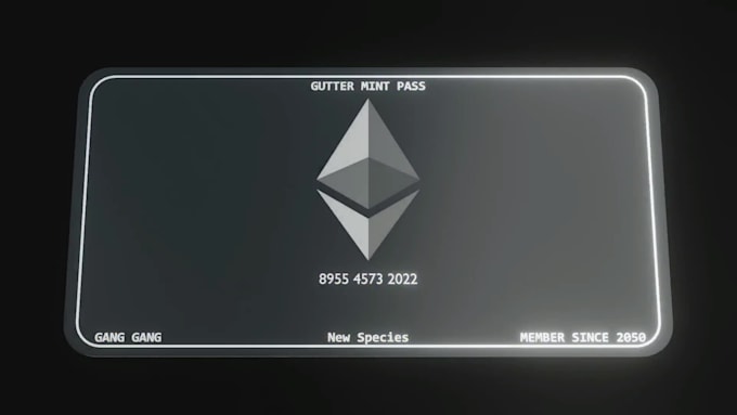 Create 3d rotating nft membership cards by Raohamza845 | Fiverr