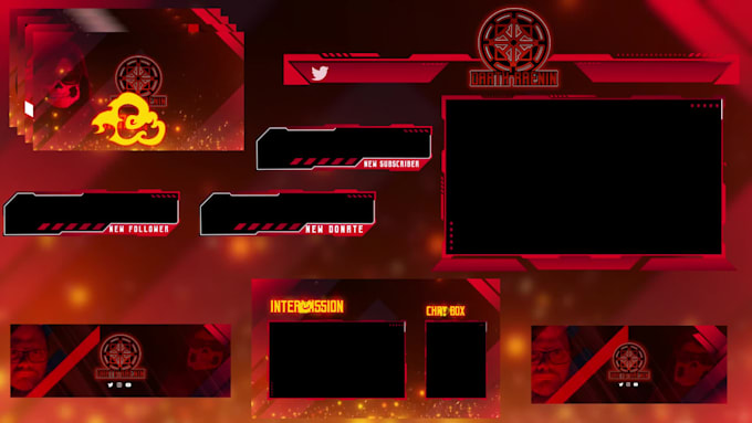 Craft professional animated overlay, creative package and logo design ...