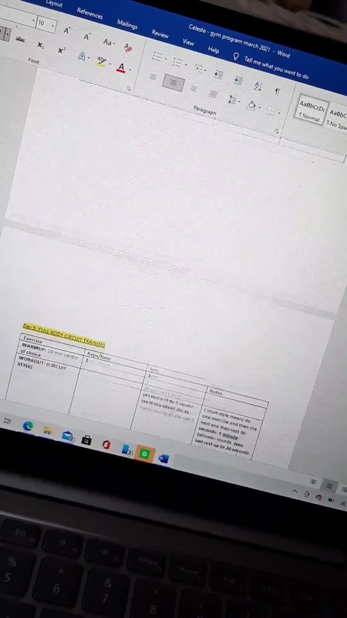 Write online exercise programs by Fit4life95 | Fiverr