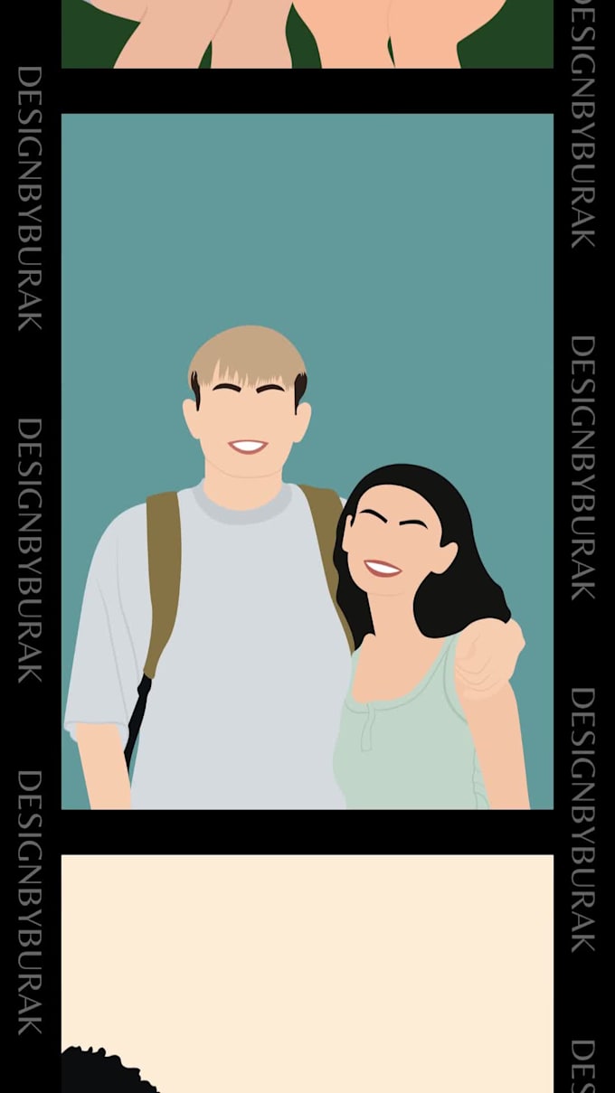 Draw faceless, minimalist digital portrait from your photo by Burakaan7 ...