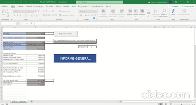 Help with excel automation, using vba or excel features by Ikercamacho ...