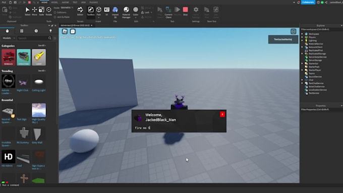 Make any script for your roblox game by J00p3k | Fiverr