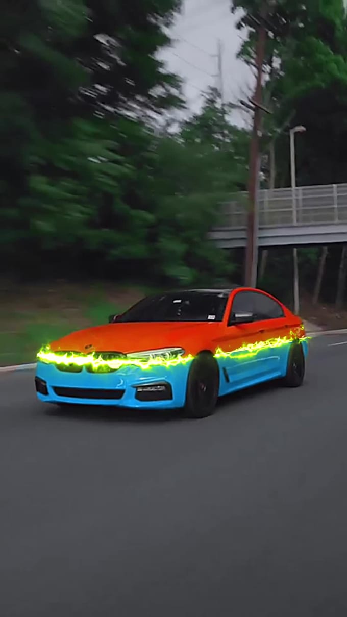 Create a crazy edit for your car reel and social media by Baravan ...