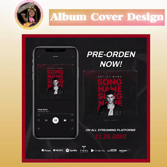 Create an album, ep, single or mixtape cover design by Foreignqueen7 ...