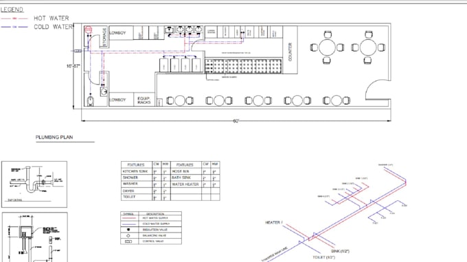 Draw your architectural, plumbing, electrical and mep drawings by Cd ...