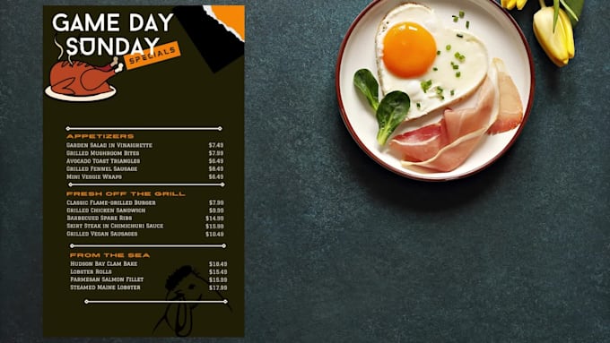 Design professional food menu, restaurant menu, price list by ...