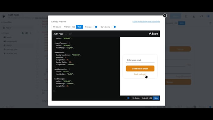 Build a react native firebase auth screen by Theabtin | Fiverr