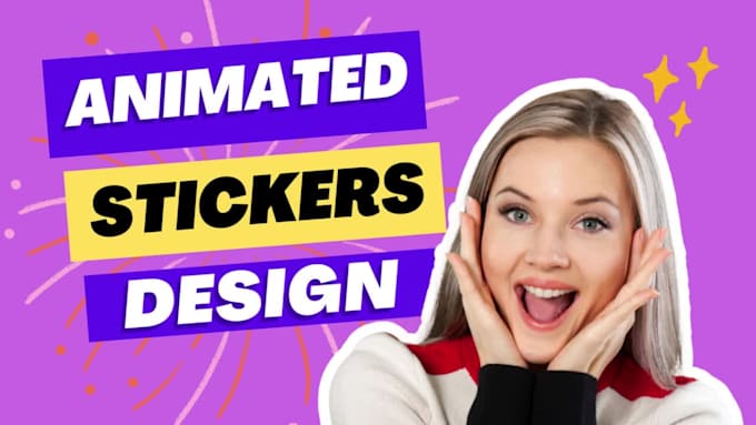 Design custom animated whatsapp and telegram gif stickers and emoji ...