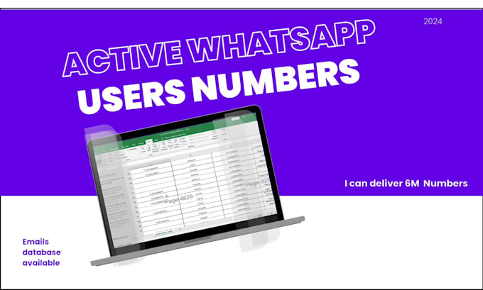 Deliver a verified active whatsapp number database for your business by ...