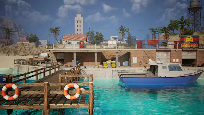 Do 3d game environment level design game art terrain unreal engine, ue5, unity by Akorede ...