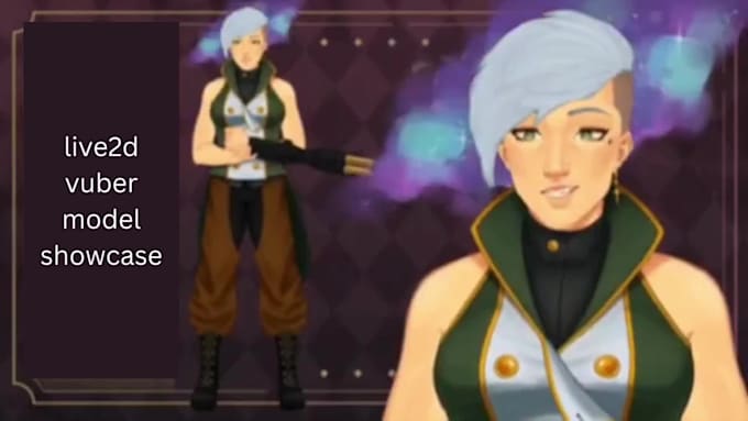 Draw and rig 2d vtuber model, 2d animation, vtuber rigging, vtuber ...