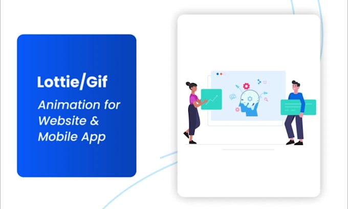 Do lottie json, animated gif, video for web and mobile app by Uibucket_ | Fiverr