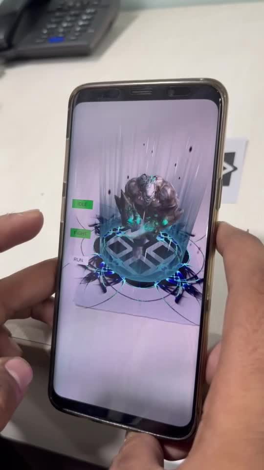 Make an augmented reality model on a marker which in interactive, i teach ar too by Leafblade47 ...