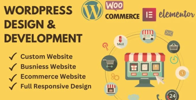 Build Wordpress Ecommerce Website Using Woocommerce Online Store By