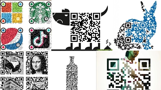Create professional qr code design with your logo by Mvzenahmad | Fiverr