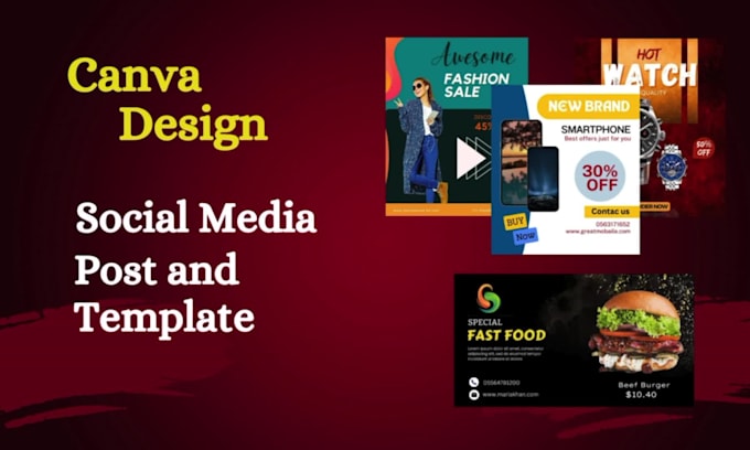 Editable canva design and canva template by Shajal60 | Fiverr