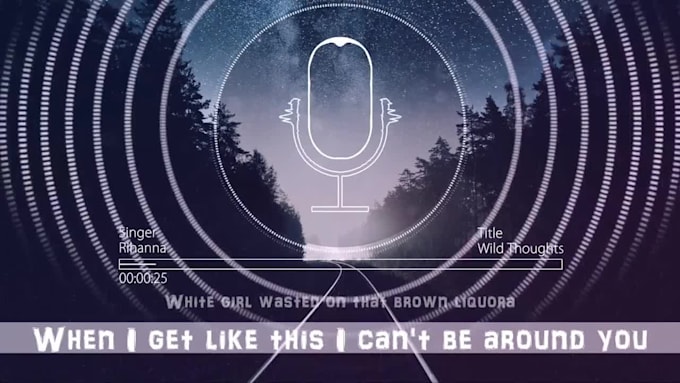 Create An Audio React Spectrum Visualizer With Or Witout Lyrics By