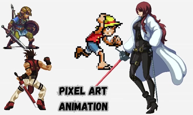 Nsfw pixel art character sprite sheet pixel sprite sheet animation for ...