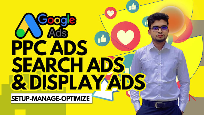 Do google ads adwords ppc, search ads and display ads campaign for your business by Shameem_2579 ...