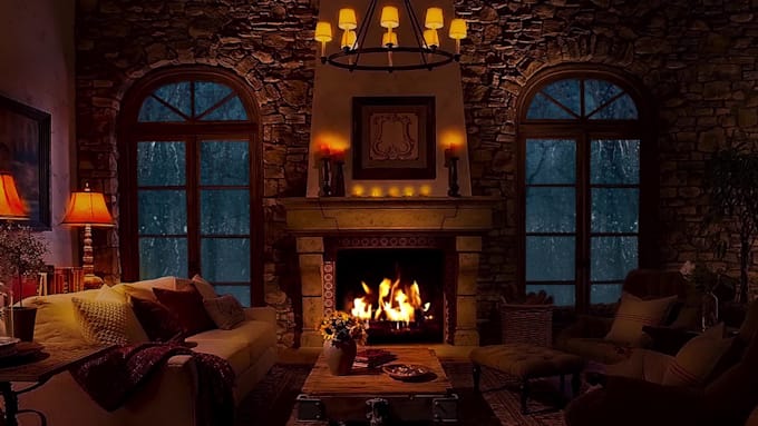 Create cozy room raining video and youtube channel for you by ...
