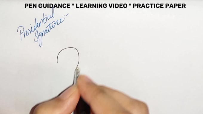 Design clean, luxury and real handwritten signature with video tutorial ...